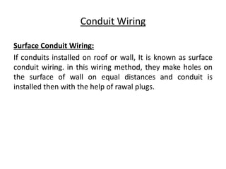 Electrical Installation in Buildings | PPTX