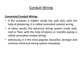 Electrical Installation in Buildings | PPTX