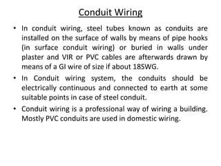 Electrical Installation in Buildings | PPTX