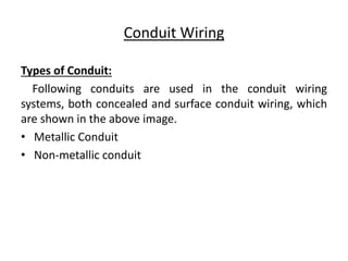 Electrical Installation in Buildings | PPTX