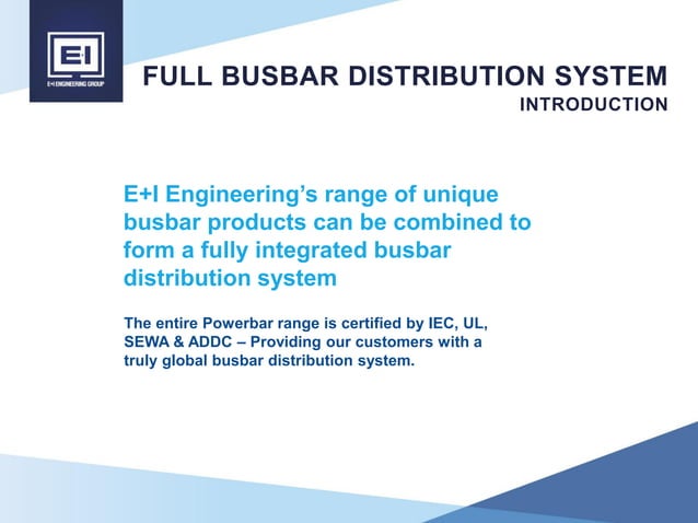 Busbar Distribution System | PDF