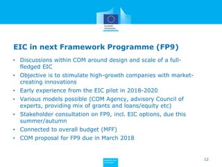 European Innovation Council | PPTX