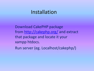 Ei cakephp | PPT