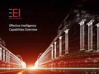 Effective Intelligence Brochure | PPT