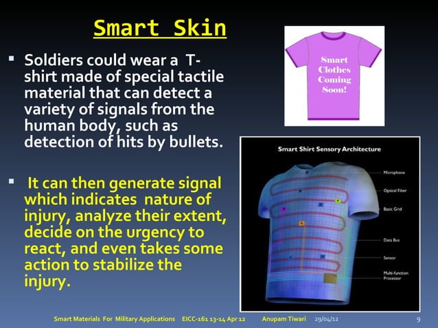 Smart Materials For Military Applications | PPT