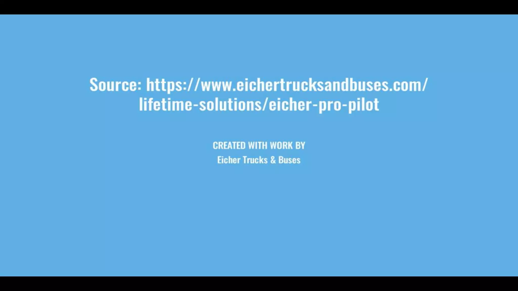 Eicher Pro Pilot - Truck Driver Training | PPTX