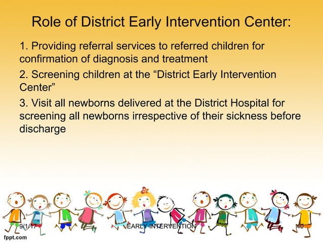 EARLY INTERVENTION IN PAEDIATRIC PHYSIOTHERAPY | PPT | Physical Therapy ...