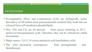 Biochem: Eichosanoids- Prostaglandins-PPT.pptx