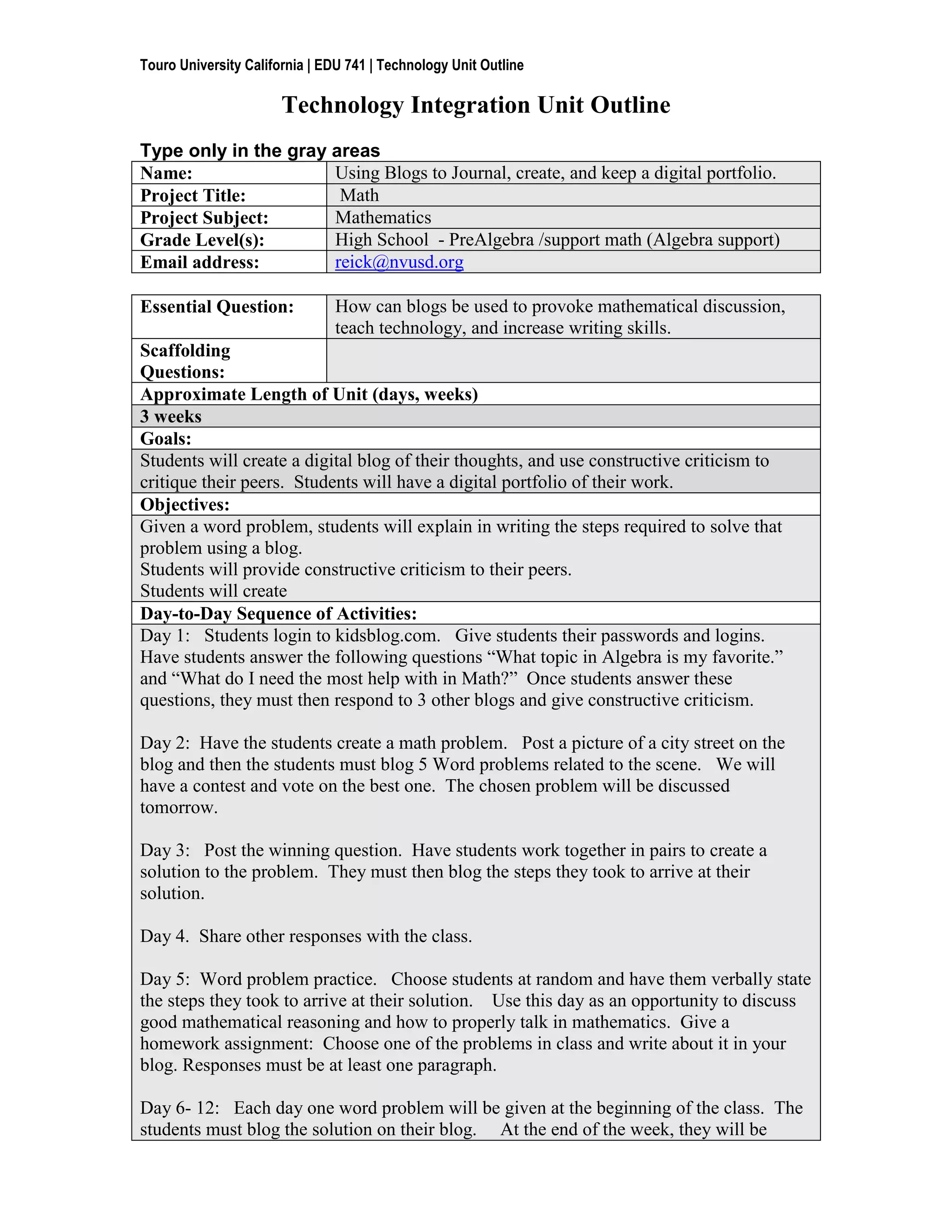 Eick.tech outline | PDF