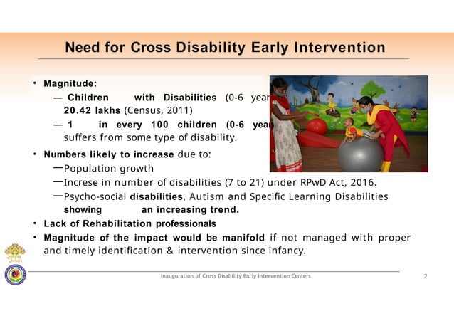 Cross Disability Early Intervention CENTRE | PPTX