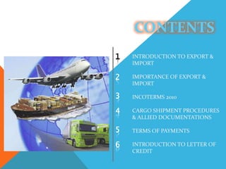 EXIM & Cargo | PPTX