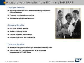 SAP Employee Interaction Centre | PDF
