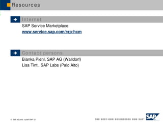 SAP Employee Interaction Centre | PDF