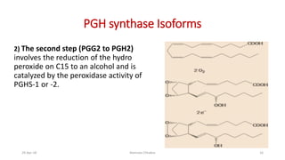 Eicosanoids- Chemistry and function | PDF