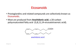 Eicosanoid Structure