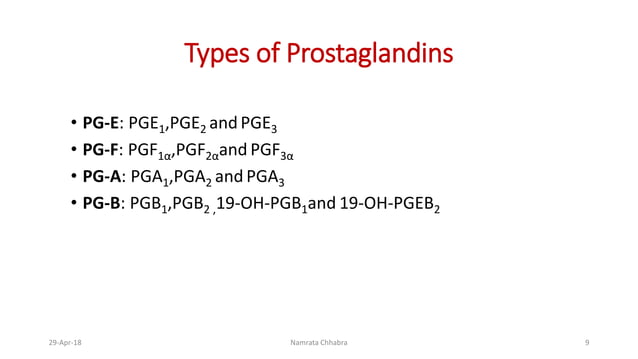 Eicosanoids- Chemistry and function Eicosanoids- Chemistry and function