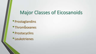 Eicosanoids | PPTX