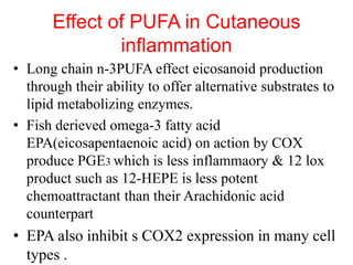 Eicosanoids in skin inflammation | PPT