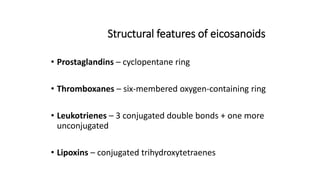 eicosanoids by doctor Mariam namusoke phd | PPTX