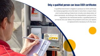 EICR Inspection Guide for Landlords and Tenants | PPT