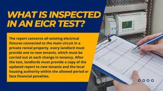EICR Testing for Landlords: Be Careful Not to Violate These Safety ...