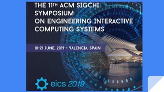 EICS 2019 welcome | PPT