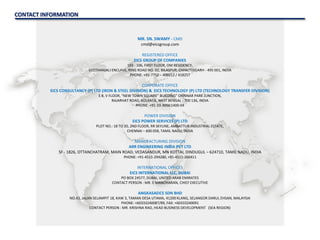 Eics group of companies profile | PDF