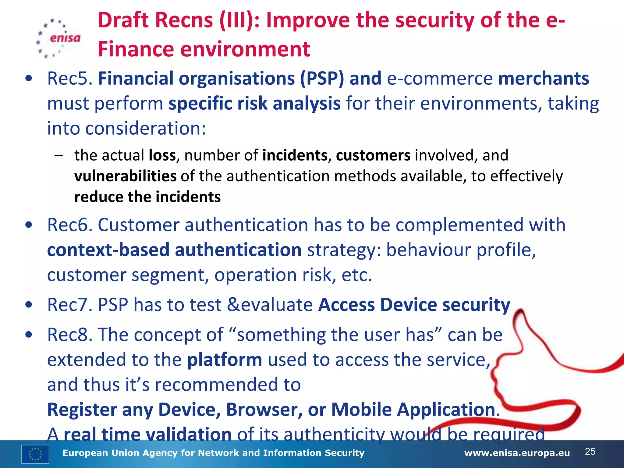 eID Authentication mechanisms for eFinance and ePayment services | PPT