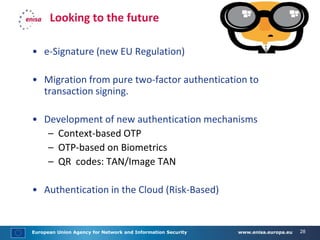 eID Authentication mechanisms for eFinance and ePayment services | PPT