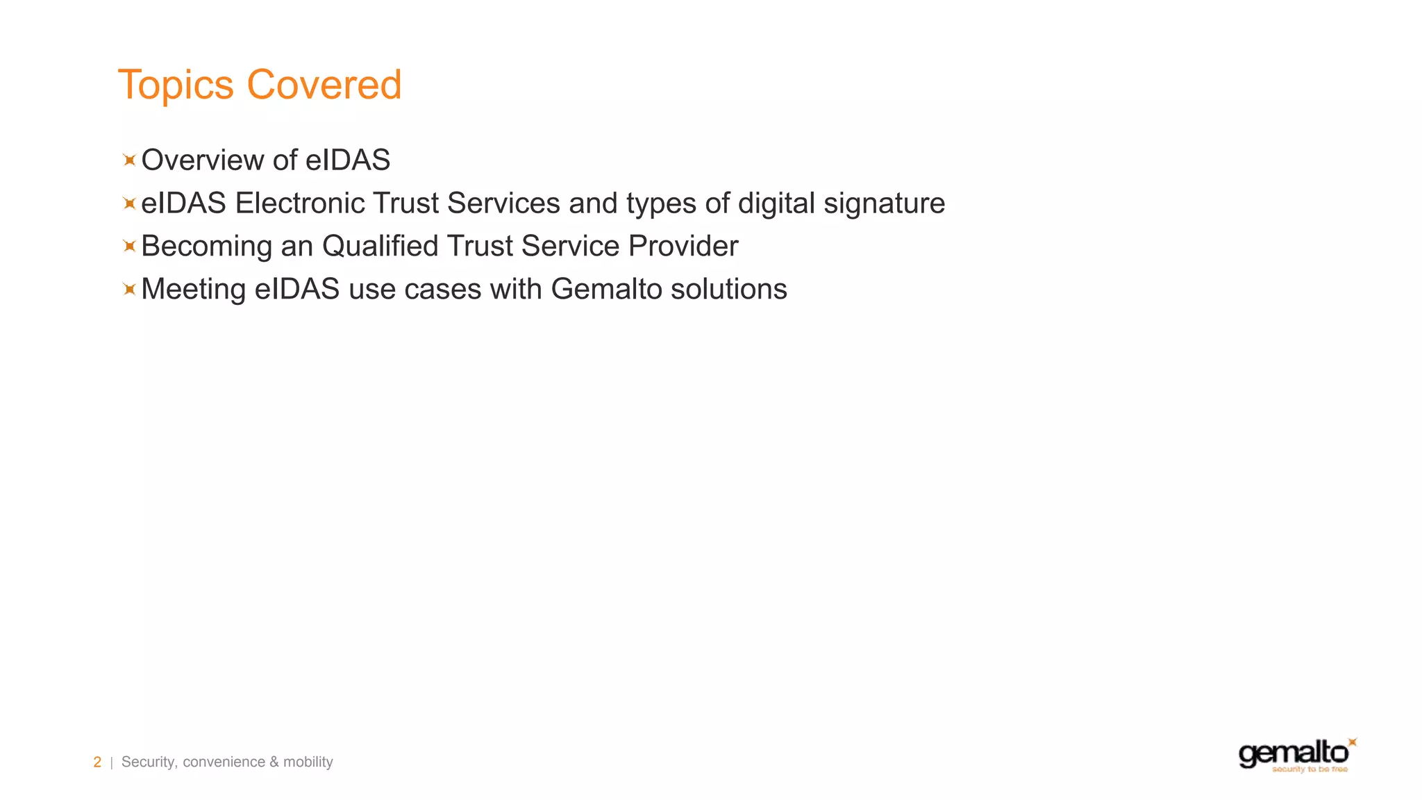 eIDAS Reference Guide | PPTX