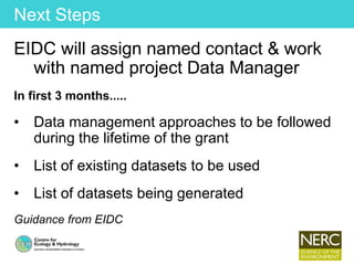 Eidc data centre support | PPTX