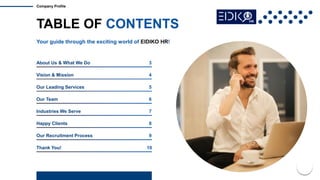 Eidiko HR Profile | PDF