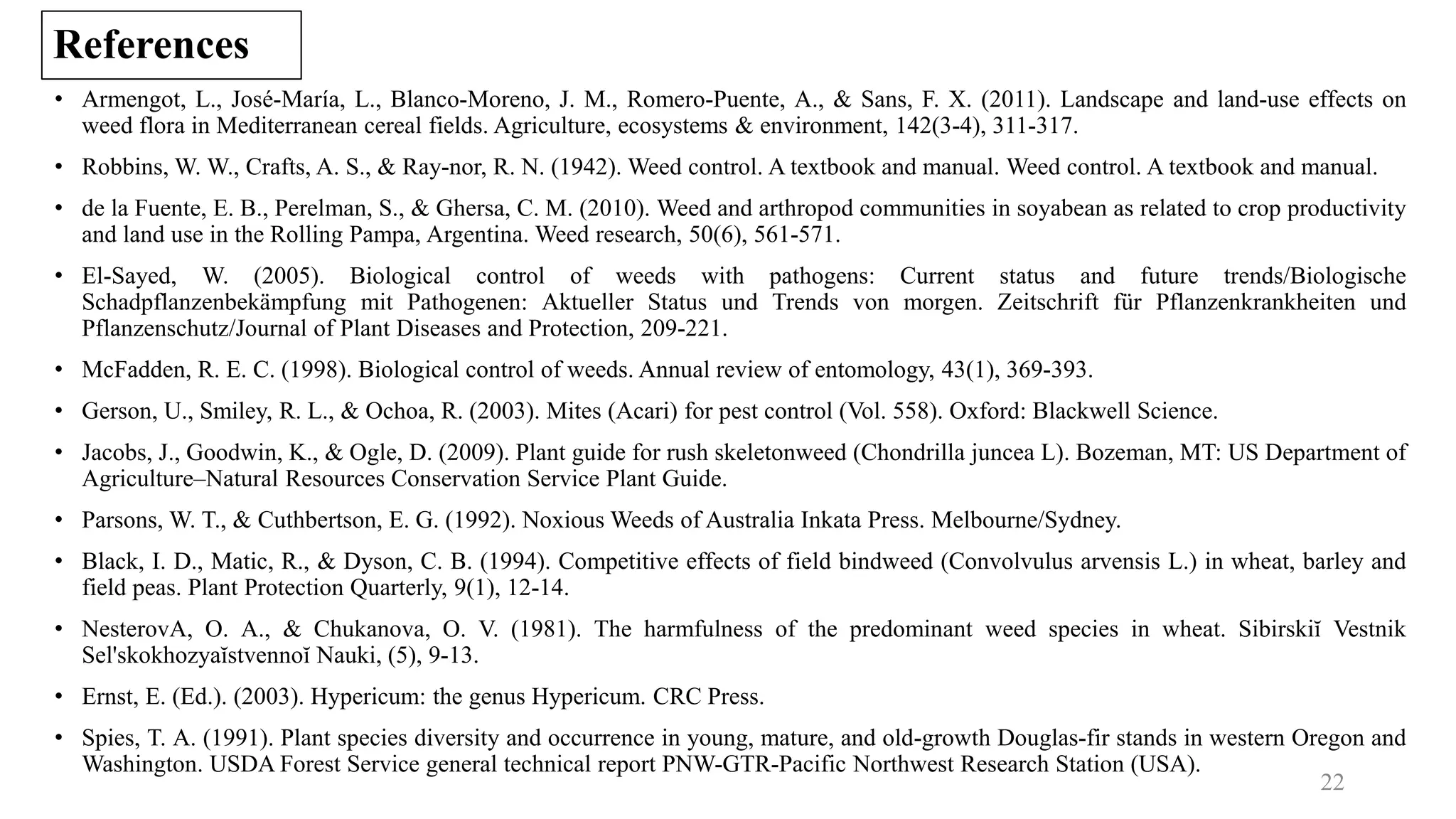 Eriophyoid Mites as Weed Biological Control Agent | PPTX