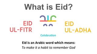 What is Eid? Meaning, importance and activities - School assembly | PDF
