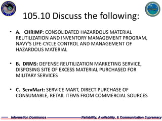 Eidws 105 supply | PPT | Logistics | Business