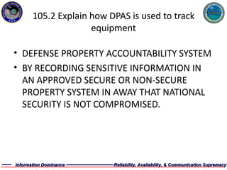 Eidws 105 supply | PPT | Logistics | Business