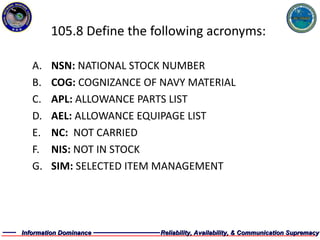 Eidws 105 supply | PPT