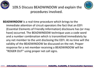 Eidws 109 communications | PPT