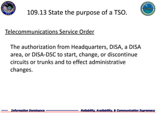 Eidws 109 communications | PPT