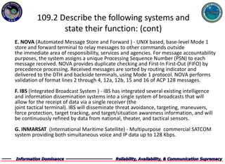 Eidws 109 communications | PPT