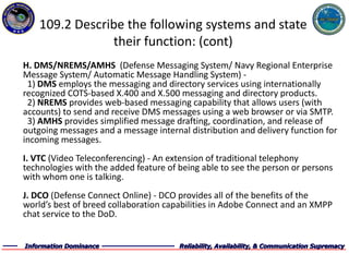 Eidws 109 communications | PPT