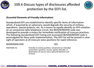 Eidws 109 communications | PPT