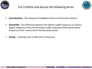 Eidws 113 technical fundamentals | PPT