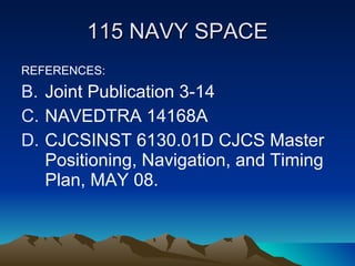 Eidws 115 navy space | PPT