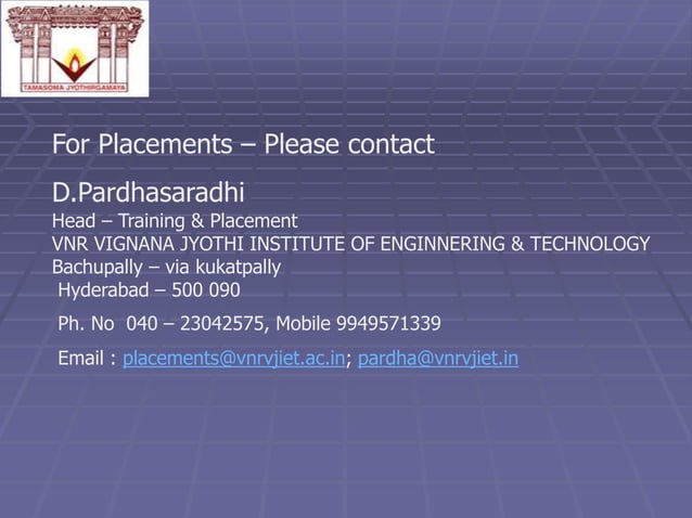 EIE presentation for department of electronics | PPT | Technology & Computing