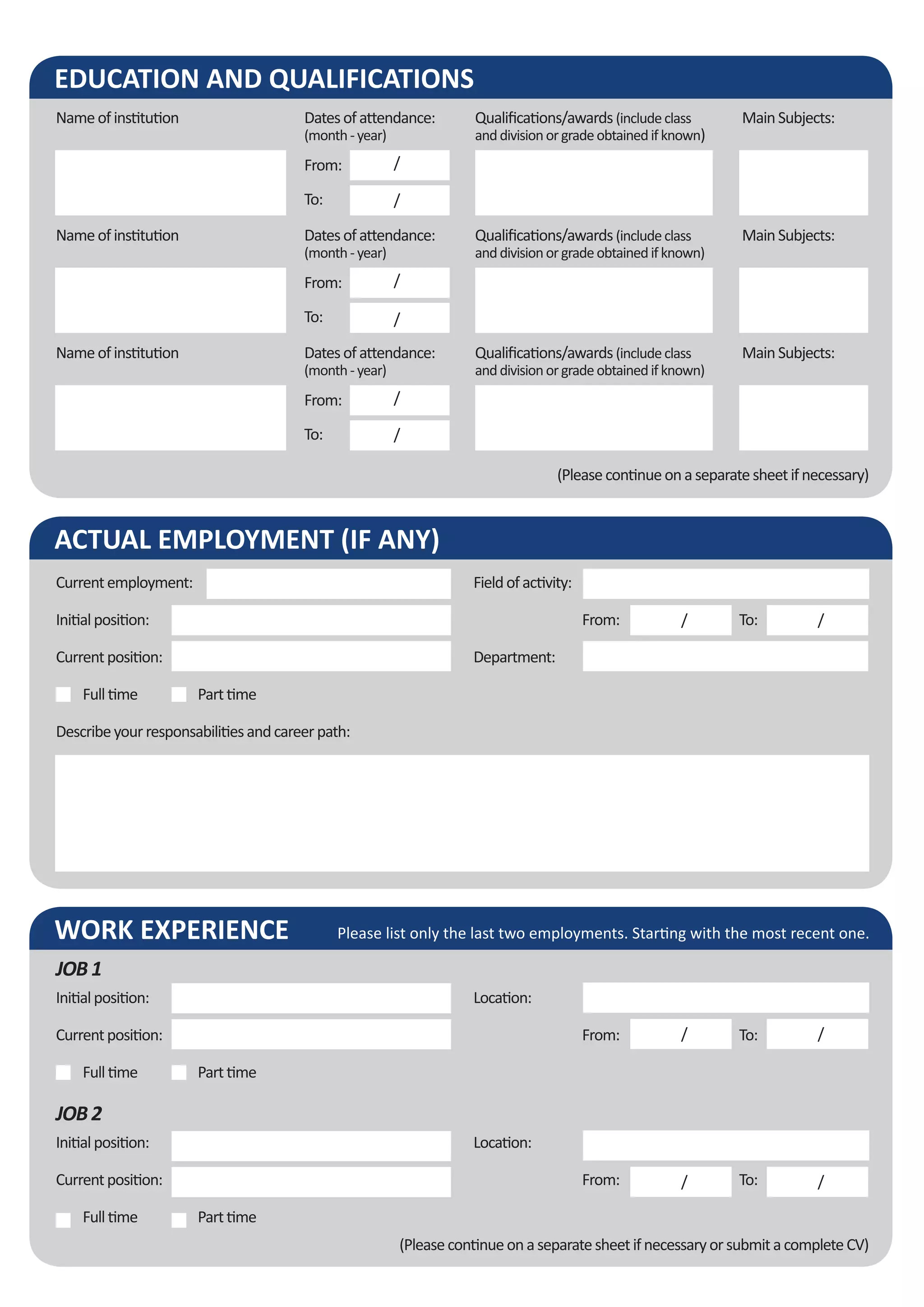 EIE Application for admission form | PDF