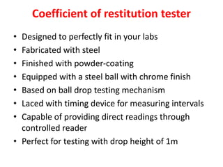 Tiles & Ceramics Testing Instruments | PPT