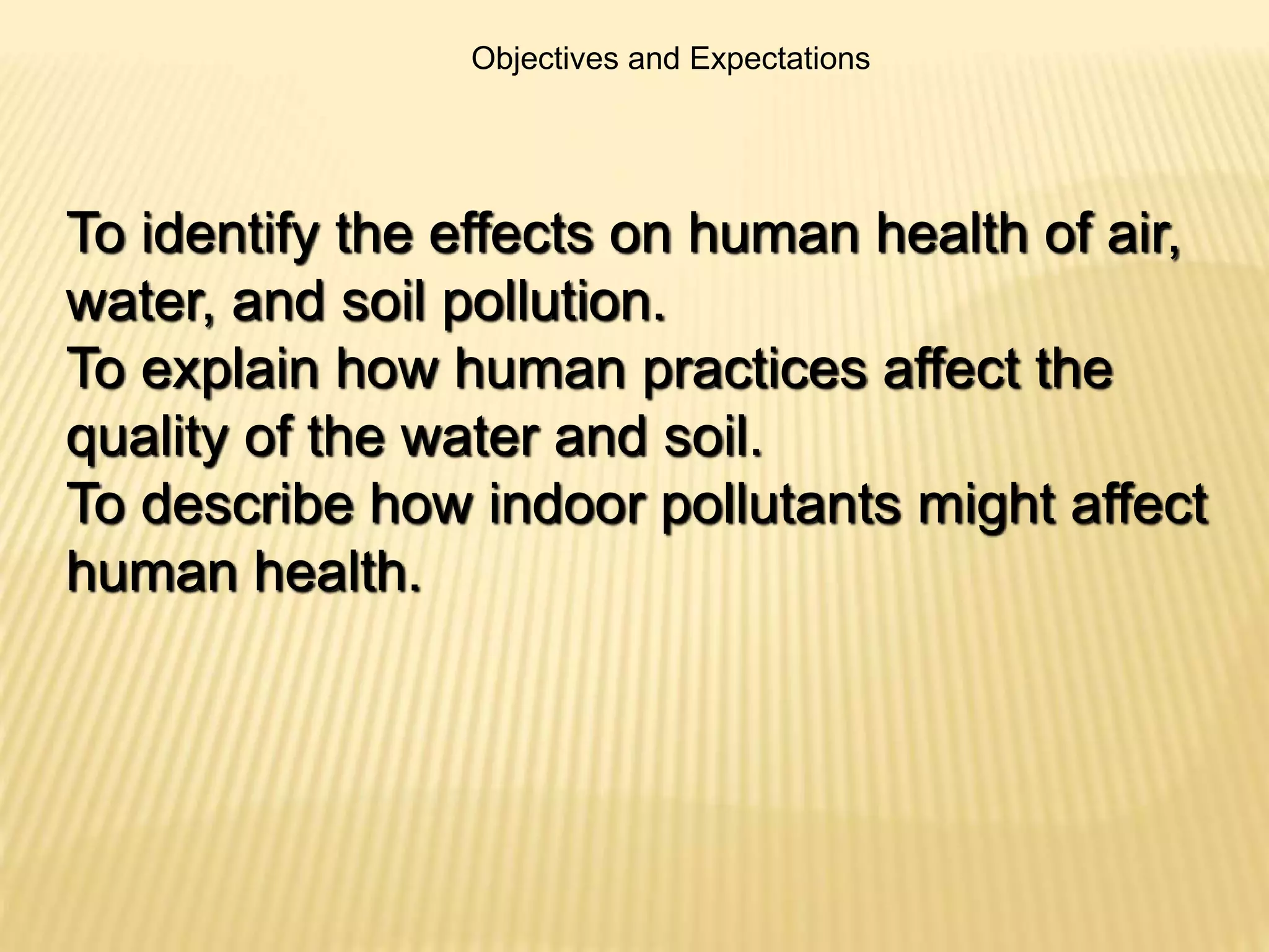 Pollution and it's Effects on Human Health | PPTX