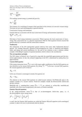 Eienstein field equations | PDF
