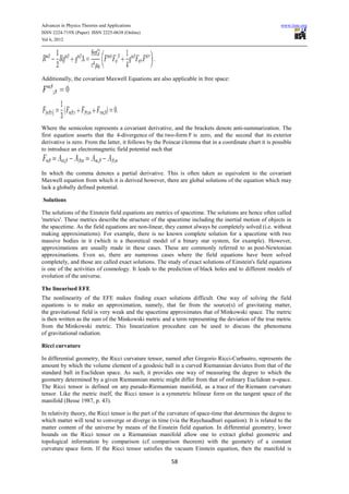 Eienstein field equations | PDF